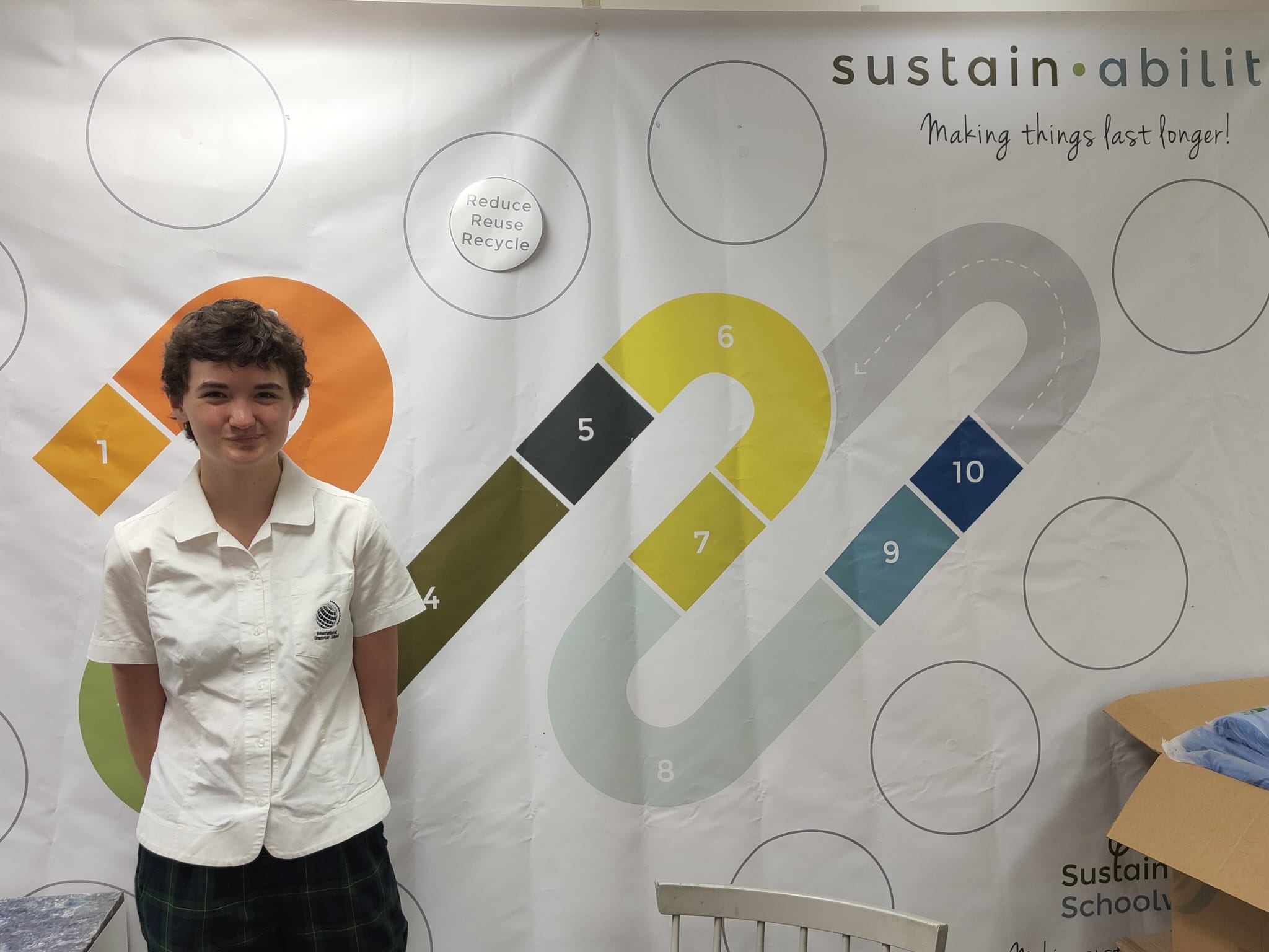 Harriet models sustainability at IGS | International Grammar School Sydney